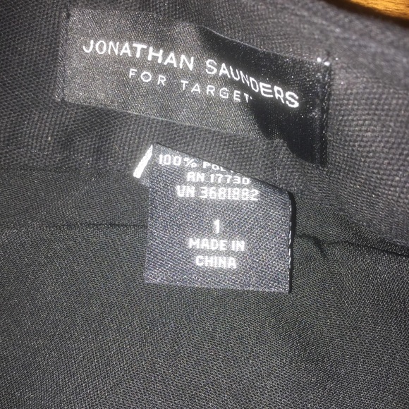 Jonathan Saunders | Skirts | Black Gray Skirt Colorblock Jonathan ...